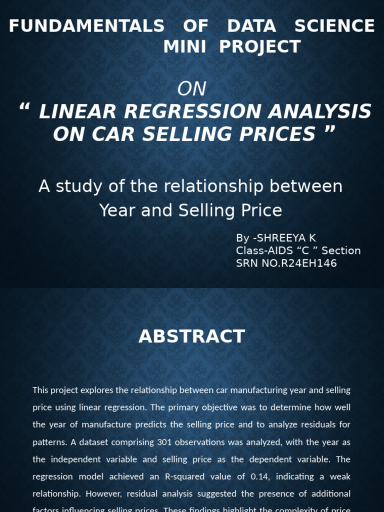 Linear Regression Analysis SH | PDF | Coefficient Of Determination ...