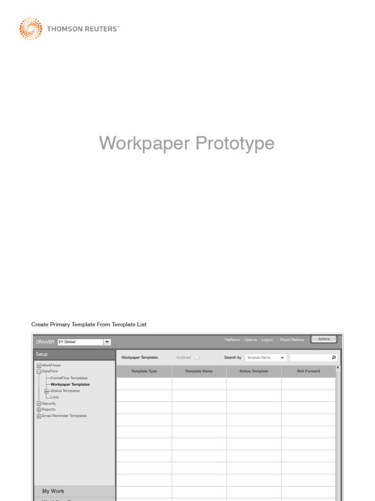 Workpaper Template Management System | PDF | Microsoft Excel ...