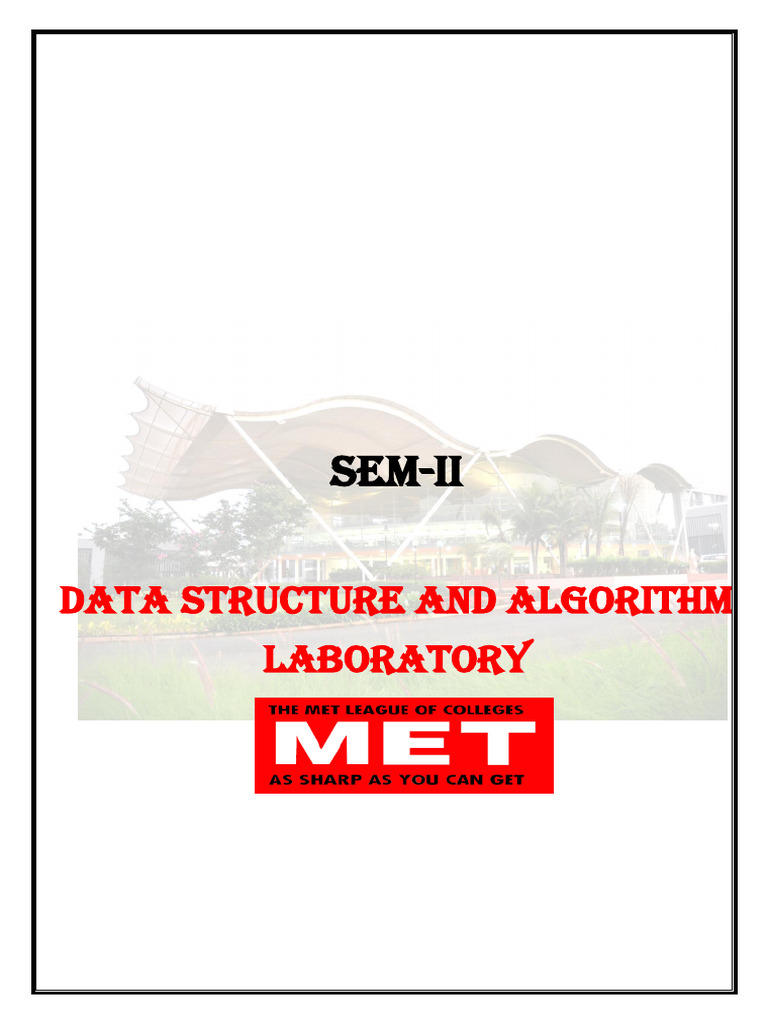 Data Structures Lab Manual 2023 | PDF | Applied Mathematics | Algorithms And Data Structures
