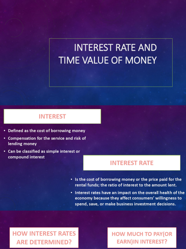 Understanding Interest Rates and Time Value | PDF | Interest | Interest ...