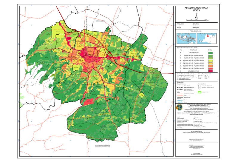 3 Peta Pembuatan ZNT - Kota Serang | PDF