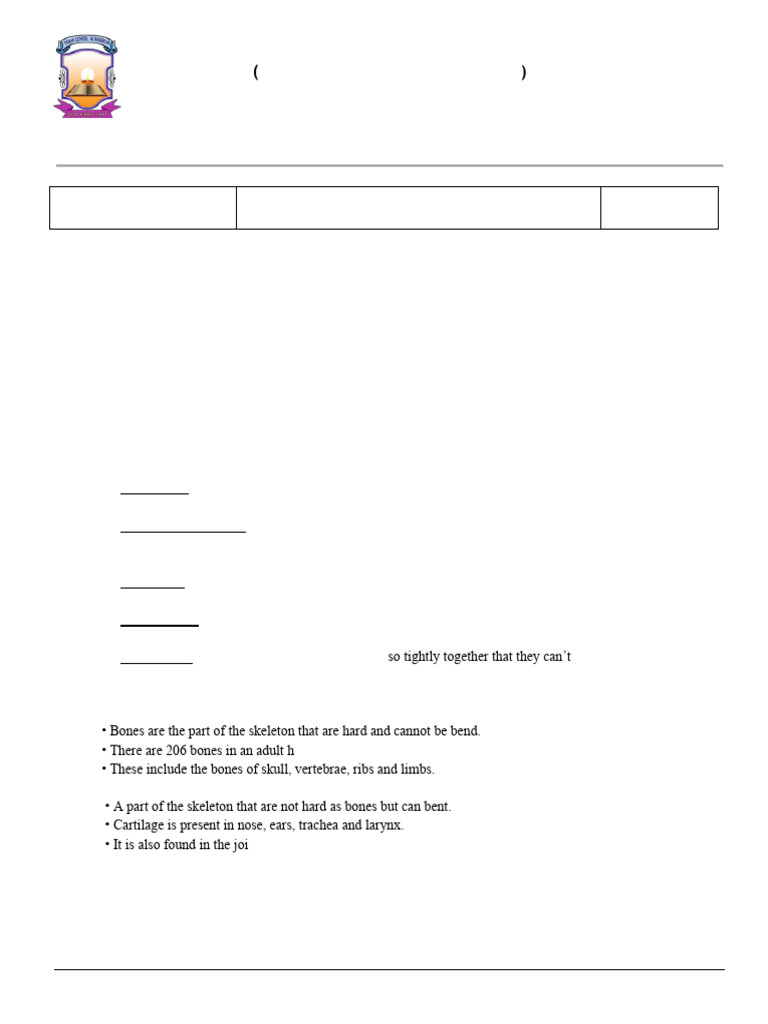 NOTES - Body MOVEMENTS | PDF | Vertebral Column | Musculoskeletal System