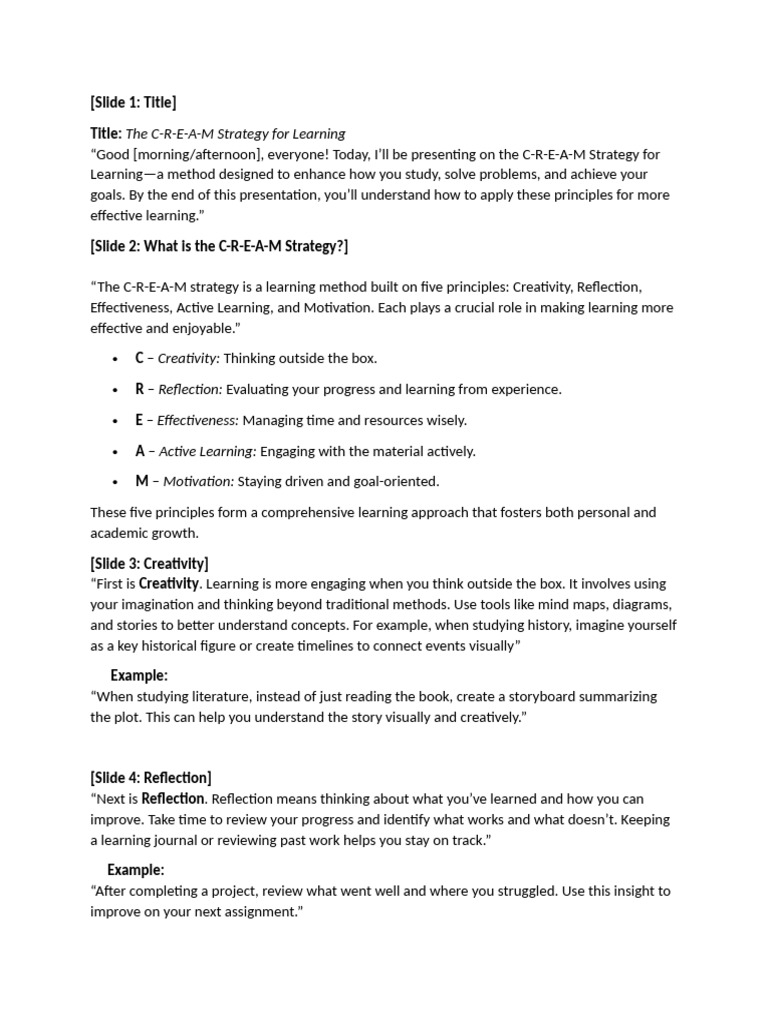 individualproject | PDF | Creativity | Learning