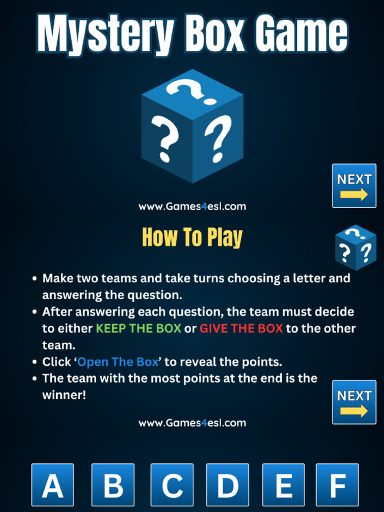 Mystery-Box-Game-Template-1 | PDF