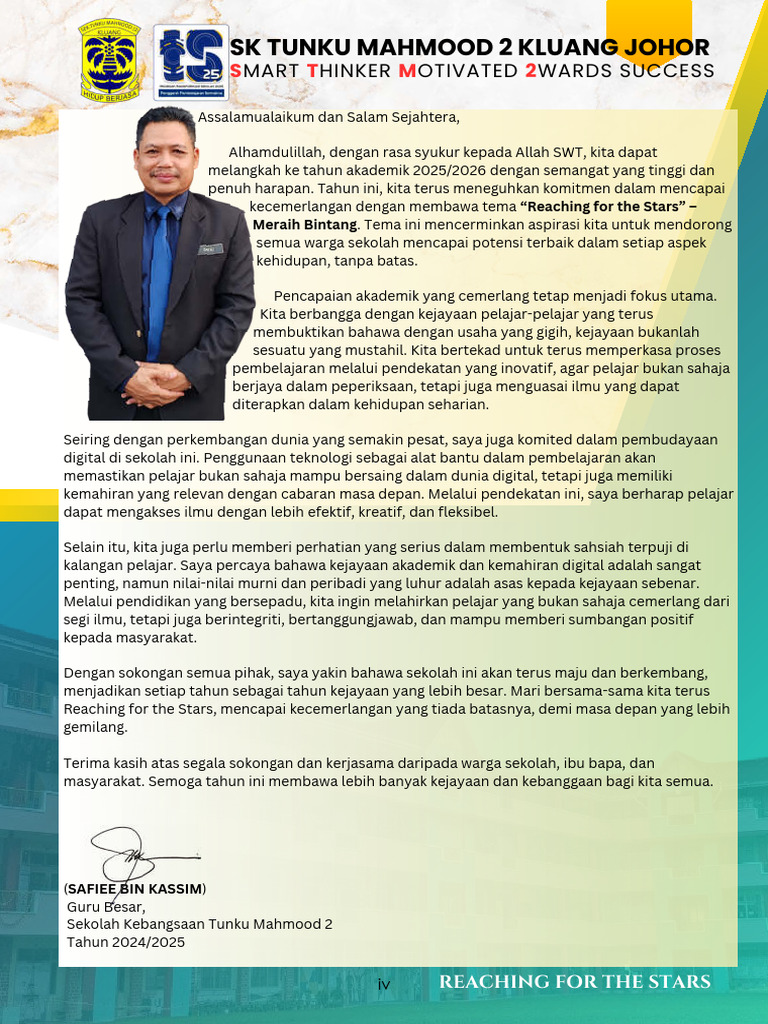 Buku Pengurusan STM 2 2025 Perutusan GB | PDF