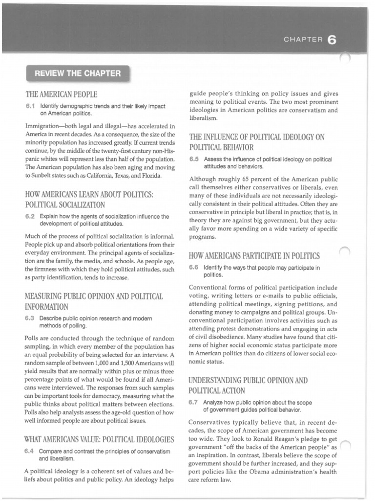 AP Gov Textbook - Pg. 190 | PDF