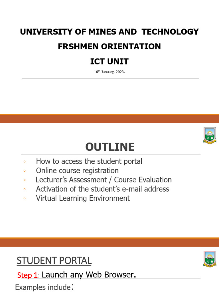 Orientation - ICT UNIT | PDF