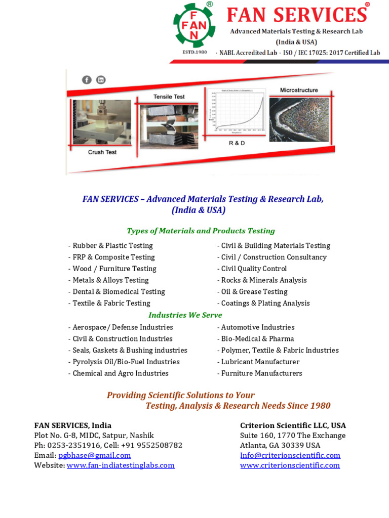 GFRP Rebars Test Report From NABL LAb 16042024 | PDF | Fiberglass ...