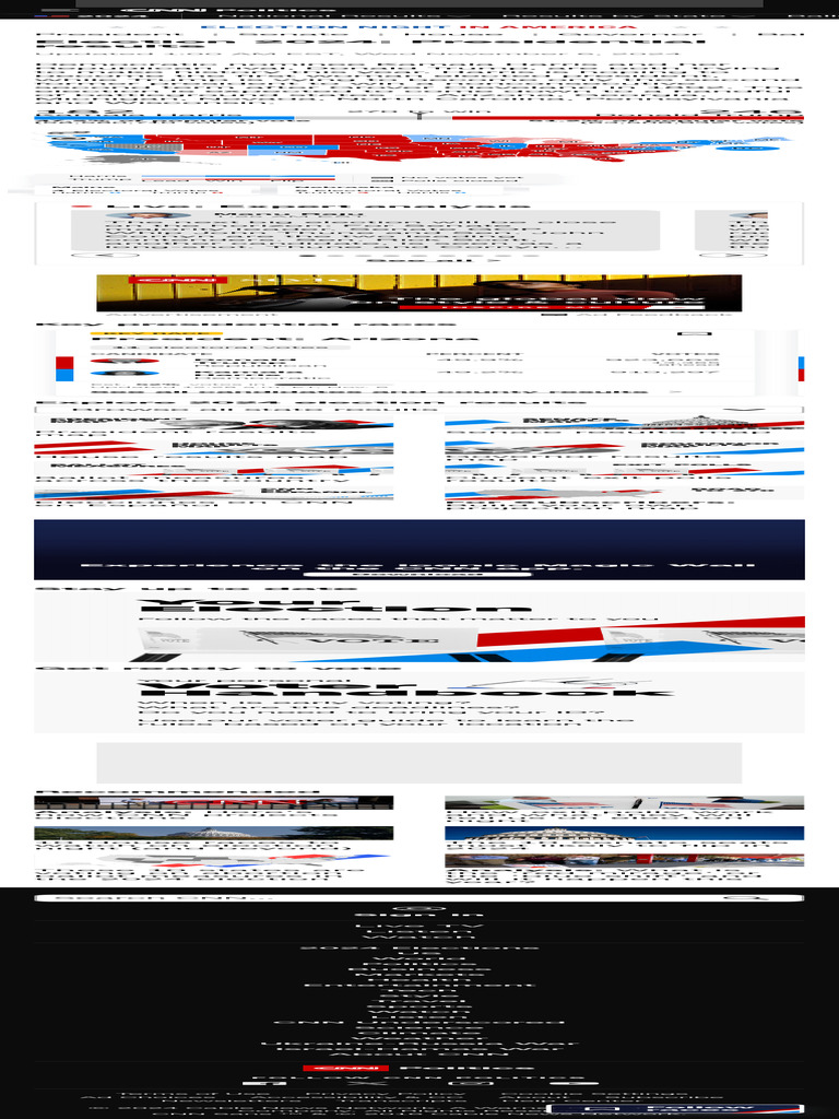 Presidential Election Results 2024 CNN Politics | PDF | Swing State ...