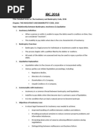 Insolvency and Bankruptcy Code 2016 Ibc Bare Act | PDF | Bankruptcy | Insolvency