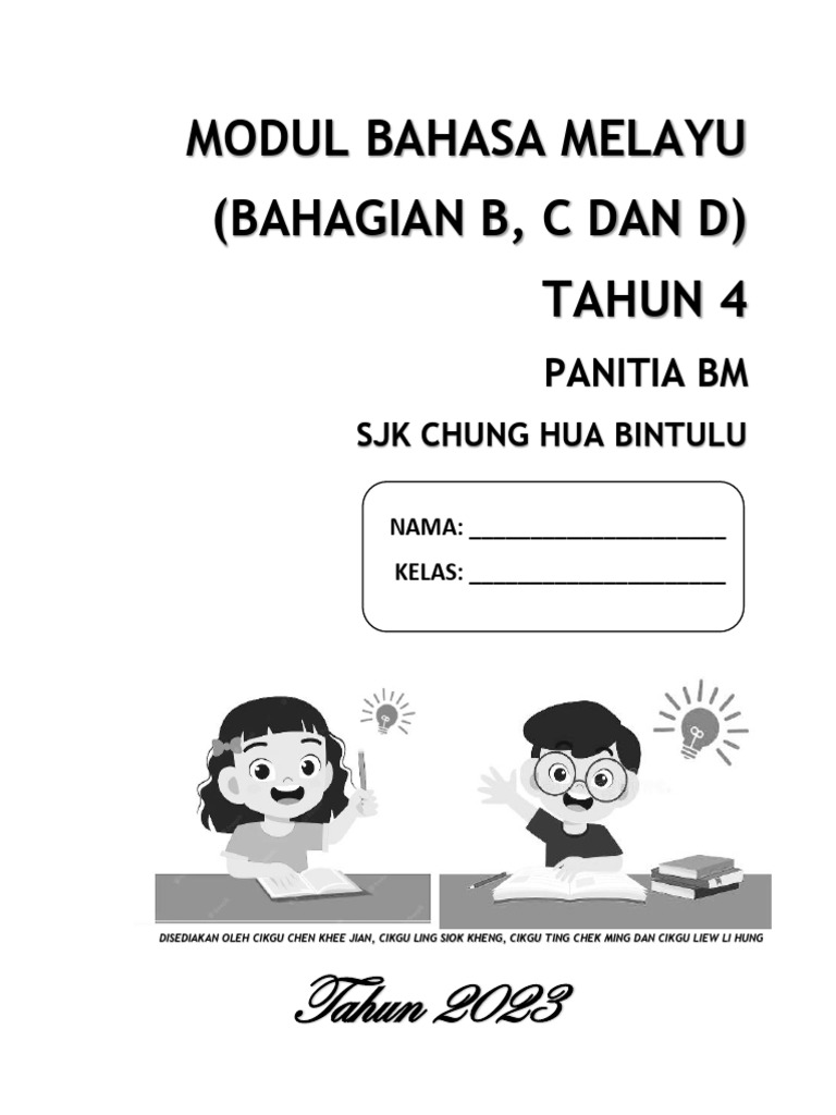 Kulit Modul BM Tahun 4 | PDF