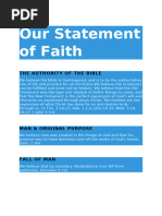 COGIC Statement of Faith Overview | PDF