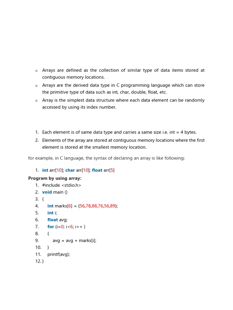 Data Structures Unit 2 (1) | PDF | Pointer (Computer Programming) | Integer (Computer Science)
