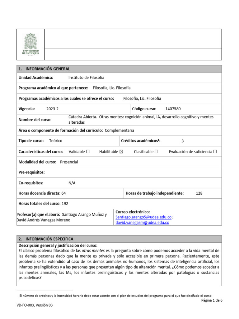 Catedra Abierta Otras Ment | PDF | Sicología | Inteligencia