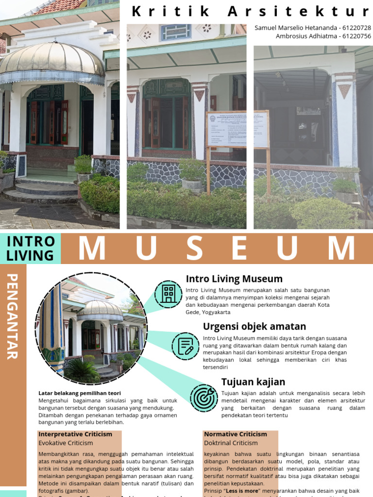 Analisis Arsitektur Intro Living Museum | PDF
