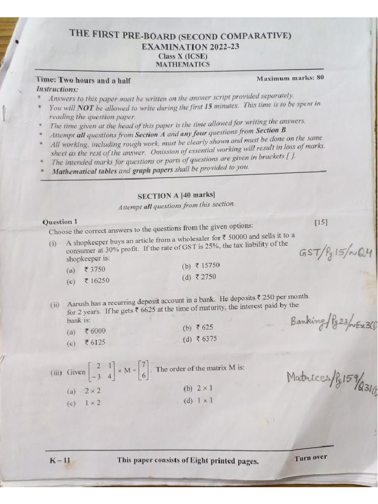 Second Comparative 2022-23 | PDF