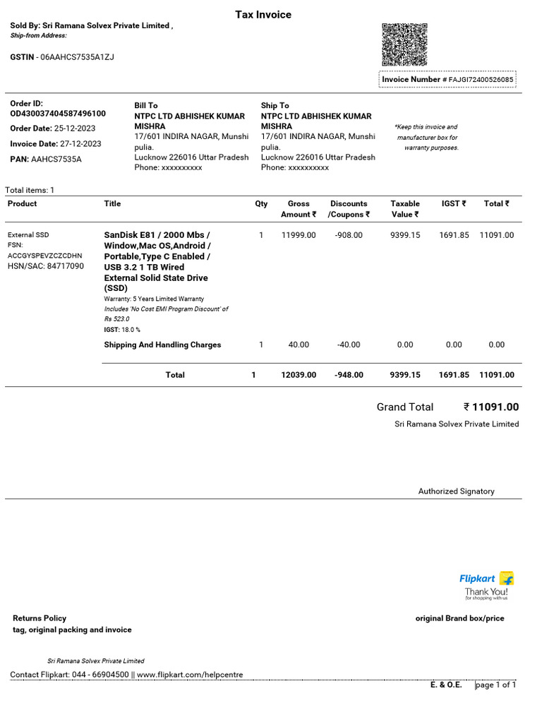 Invoice OD430037404587496100 | PDF