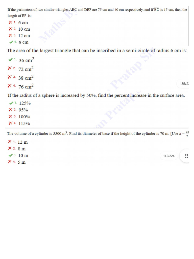 My Doc - GEOMETRY AND MENSURATION | PDF
