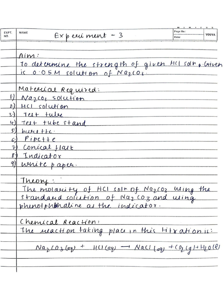 Experiment No 3 | PDF