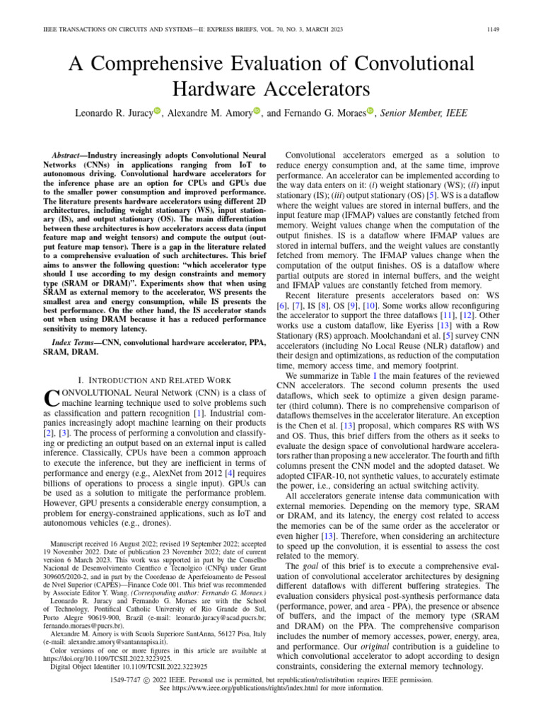 A Comprehensive Evaluation of CNN | PDF