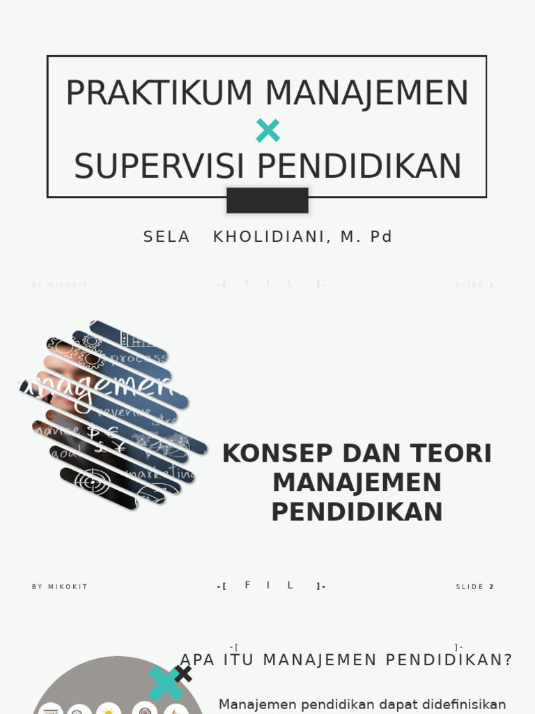 Konsep Dan Teori Manajemen Pendidikan Pdf