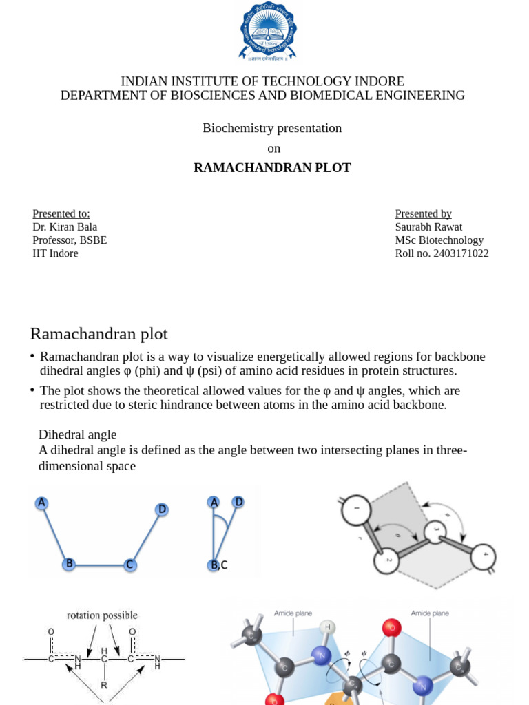 Understanding the Ramachandran Plot | PDF