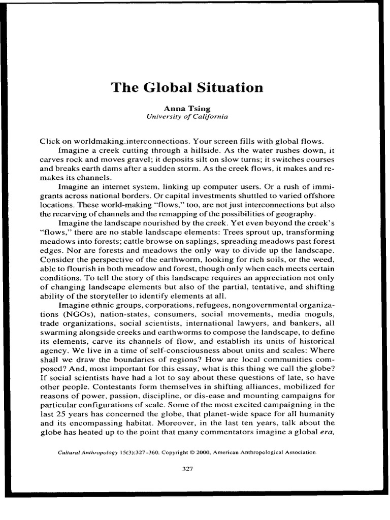 The_global_situation | PDF | Copyright | Social Information Processing