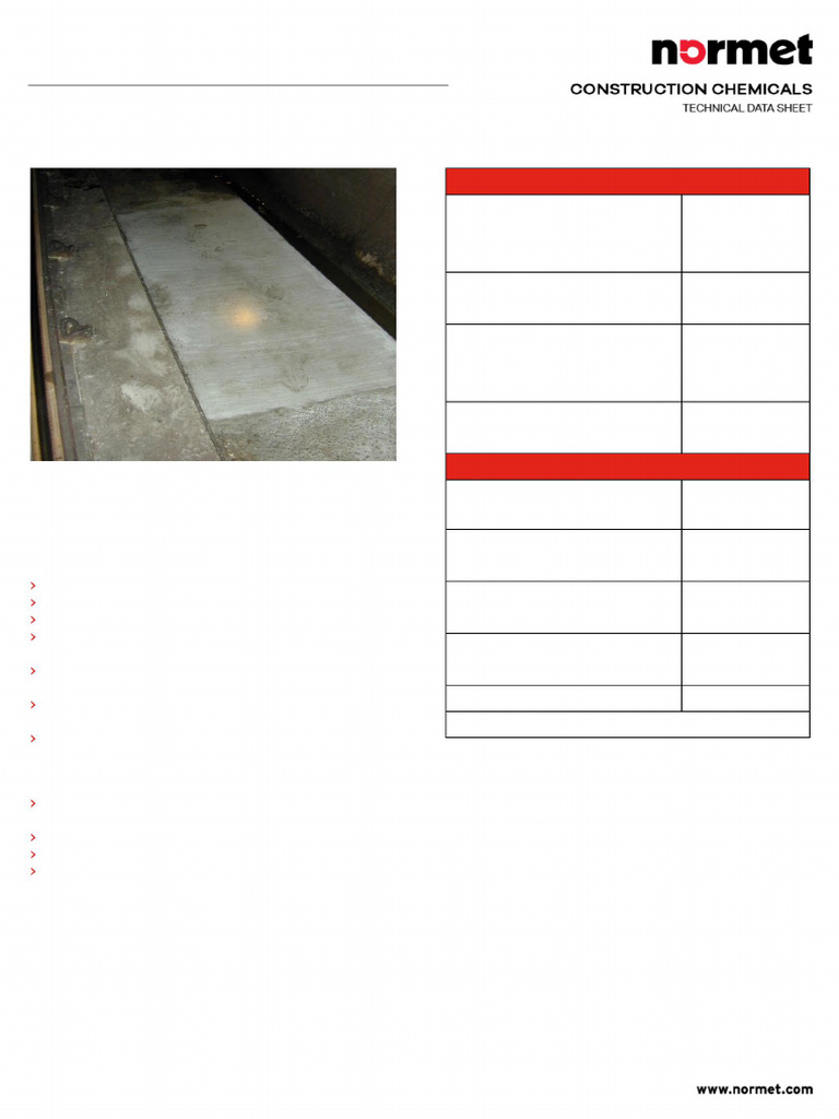TamCrete GP Technical Data Sheet Asia en | PDF
