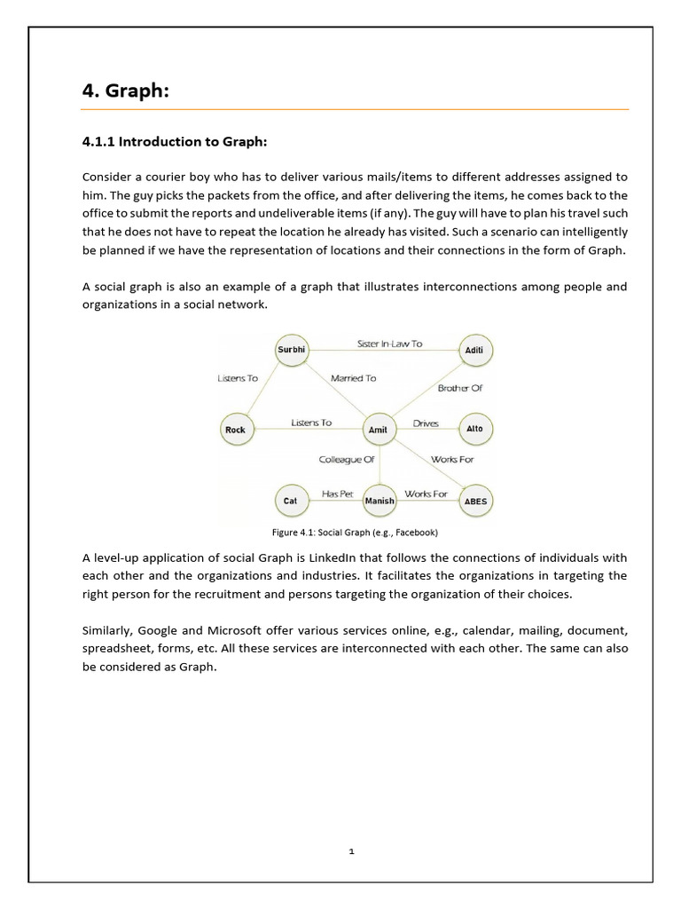 Unit-5 - Graphs Feb 2024 | PDF | Vertex (Graph Theory) | Mathematical Relations
