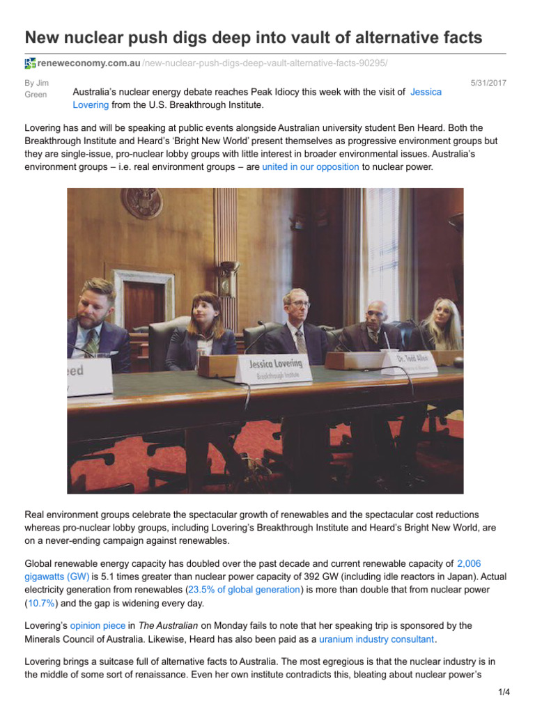 Green - New Nuclear Push Digs Deep Into Vault of Alternative Facts 2017 ...