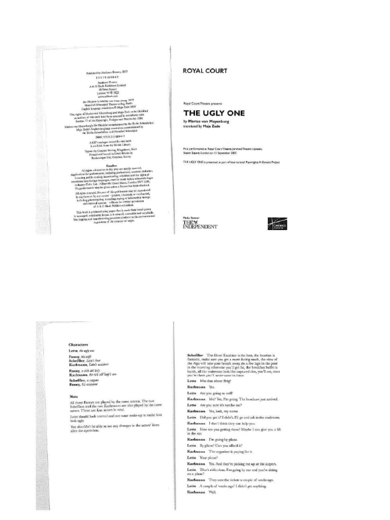 The Ugly One | PDF