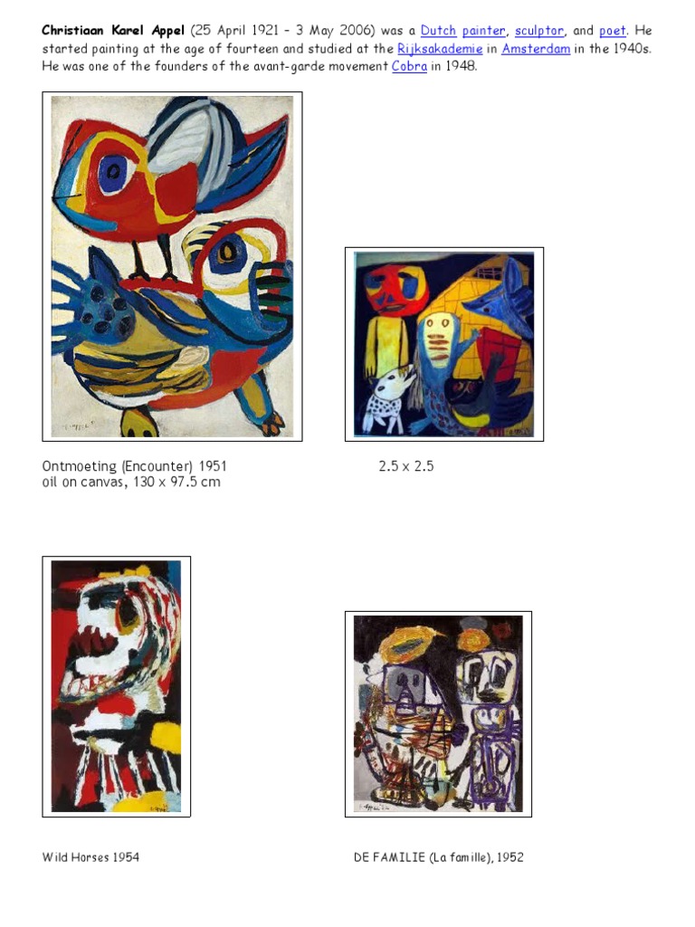 Profiles of Post-World War II American Abstract Expressionist Artists ...