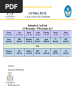 Matric Rewrite Timetable 2025 | PDF