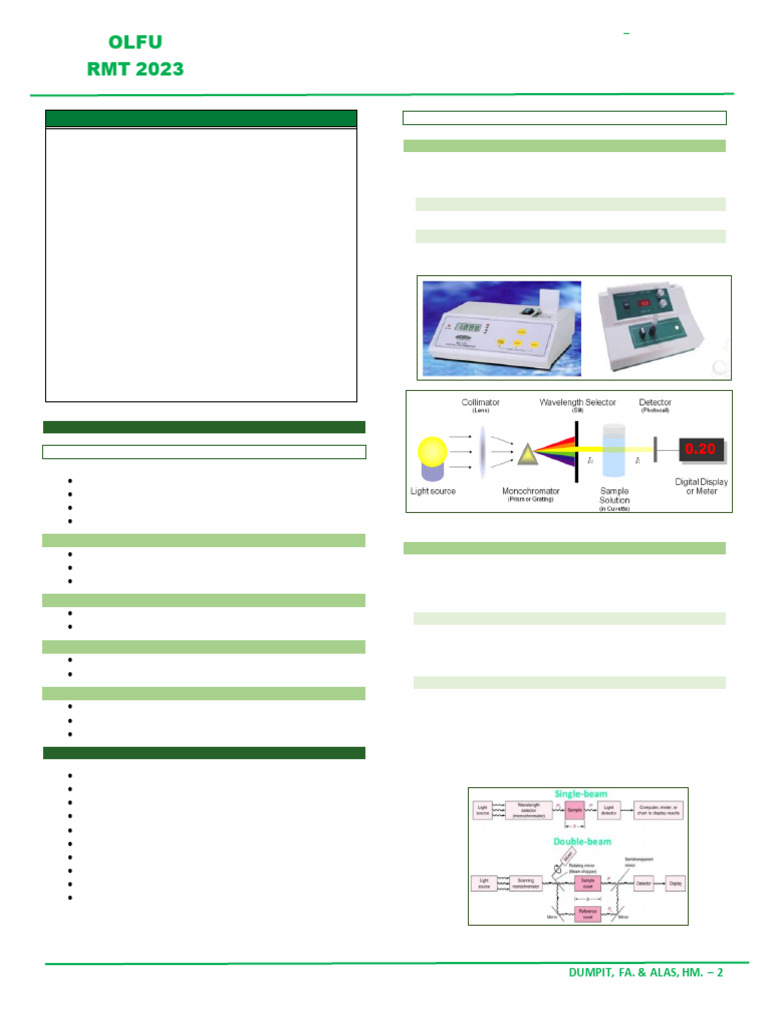 Clinical Chemistry Trans 4-Lab | PDF | Spectrophotometry | Ultraviolet–Visible Spectroscopy