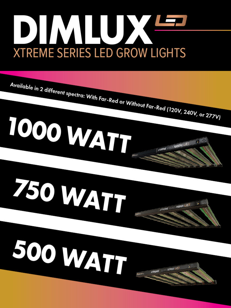 Dimlux Xtreme Series LED Features Brochure | PDF | Electromagnetic ...