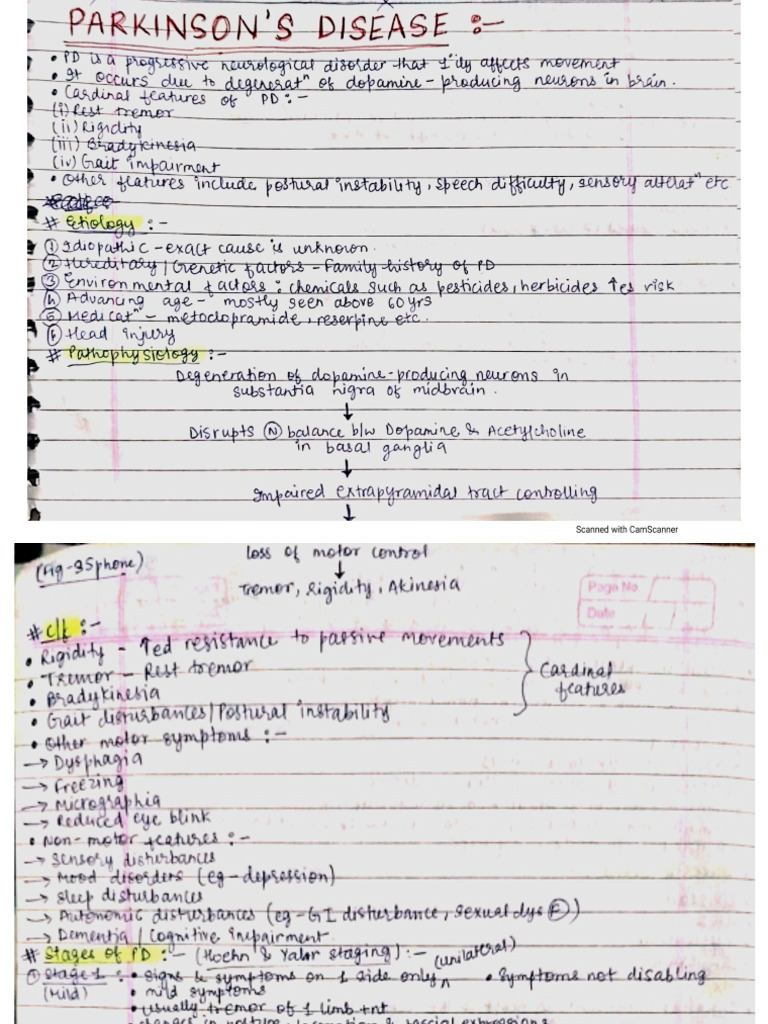Parkinson's Disease (Clinical Neuro) | PDF