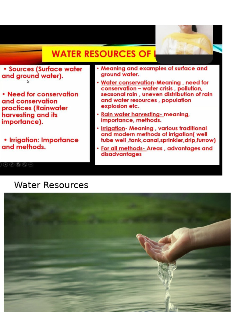 4 Water Resources | PDF | Irrigation | Water