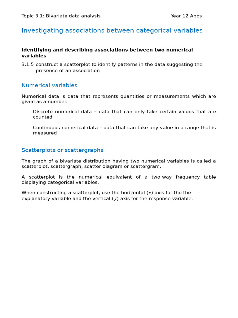 1C Scatterplots and their construction | PDF