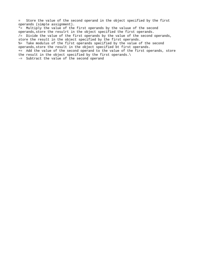 Kushank C++ Operands | PDF