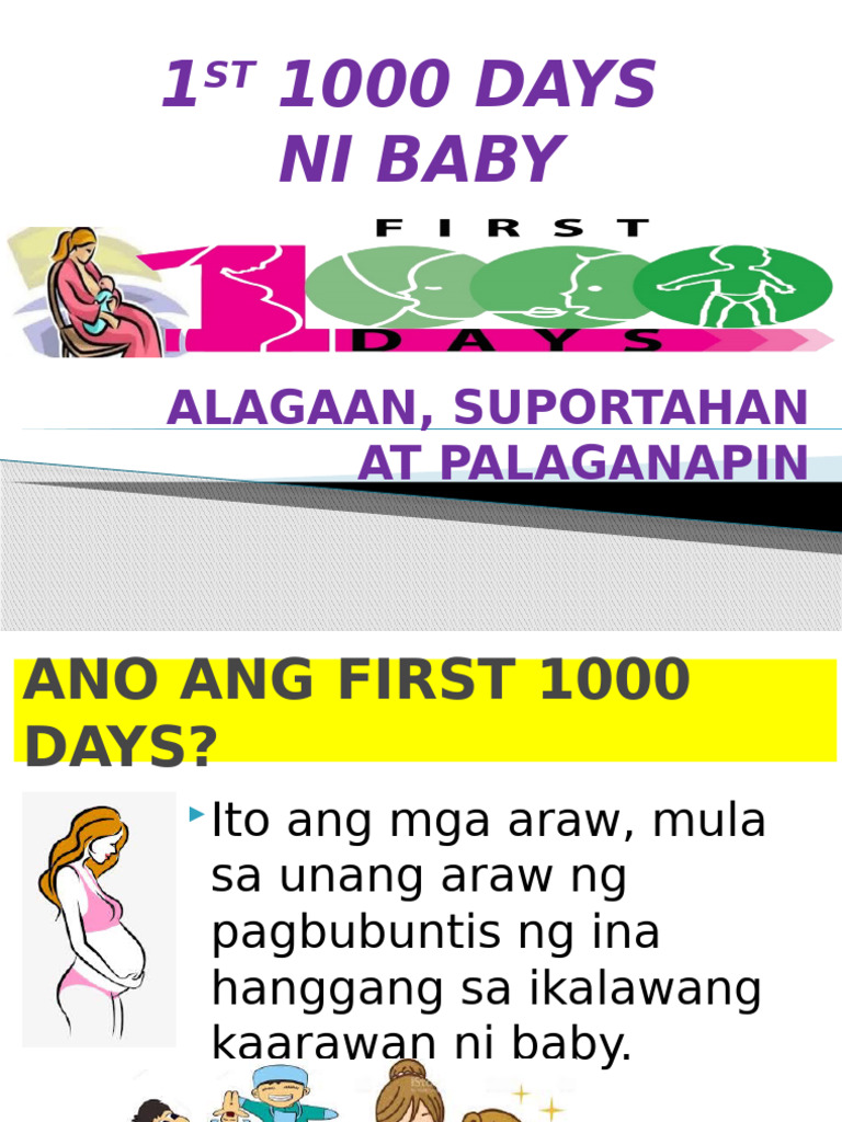 1ST-1000-DAYS-PPT | PDF