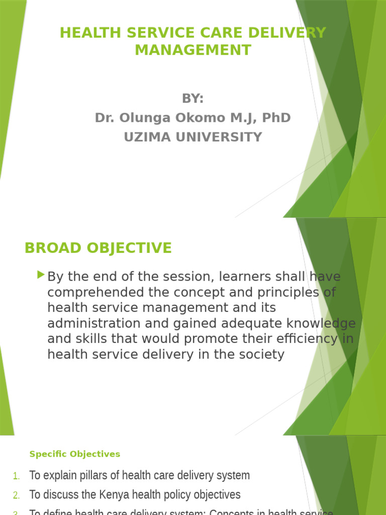 Topic 1 Health Care Service Management | PDF | Communication | Evaluation