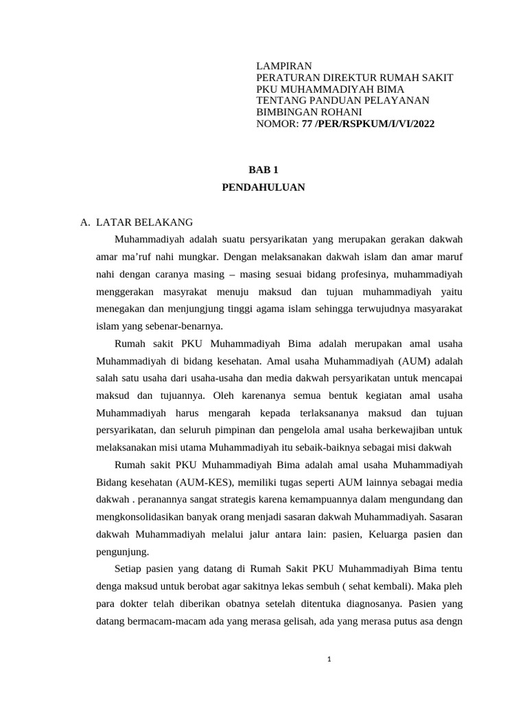 Pelayanan Bimbingan Rohani | PDF