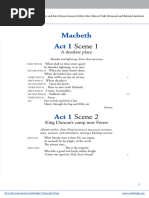 Macbeth Act 1 Scene 2 Summary | PDF