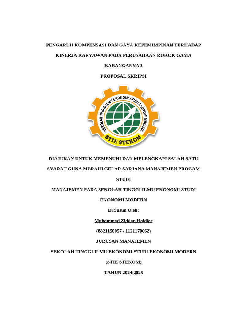 Proposal Rev 1 | PDF