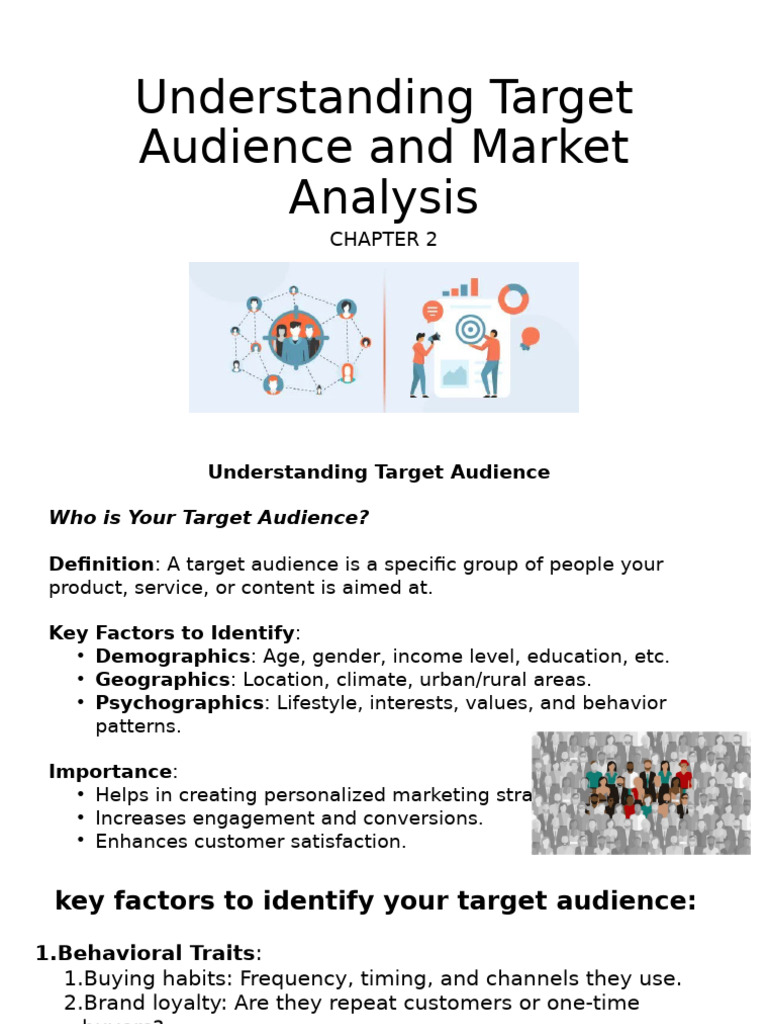 Chapter 2 Understanding Target Audience and Market Analysis | PDF ...