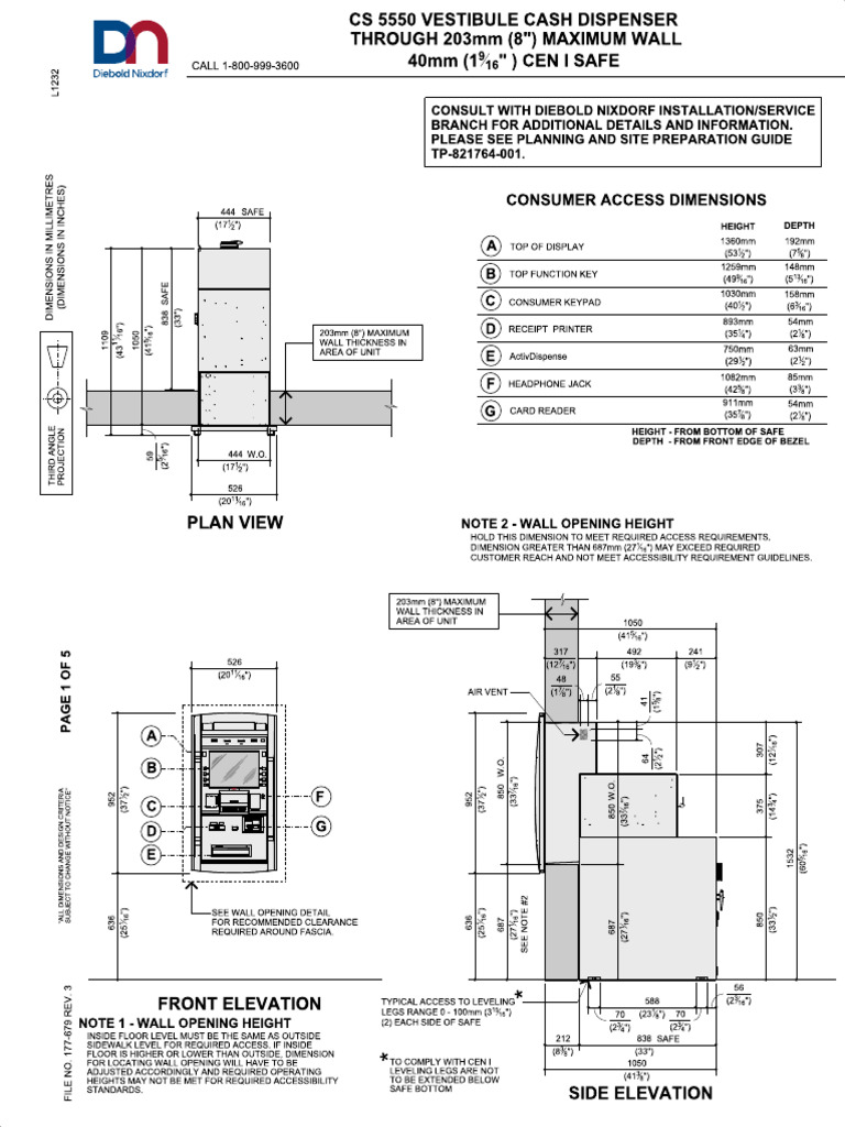 CS 5550 8in CEN 177 679r03 | PDF | Power Supply | Alternating Current