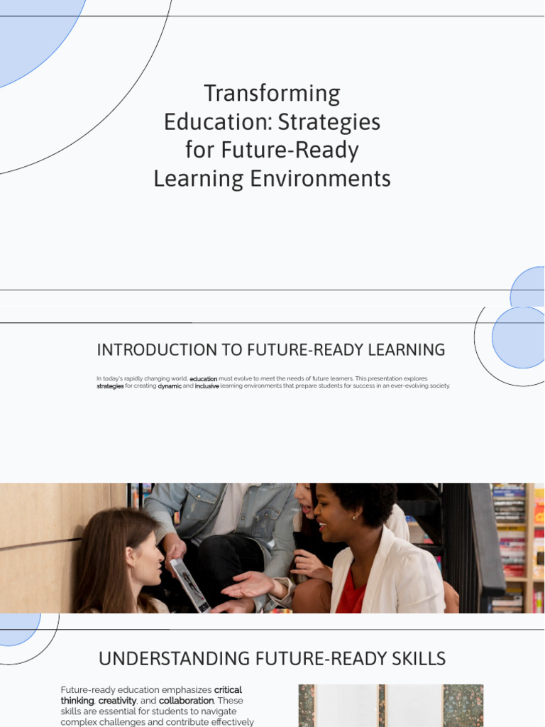 Slidesgo Transforming Education Strategies For Future Ready Learning ...