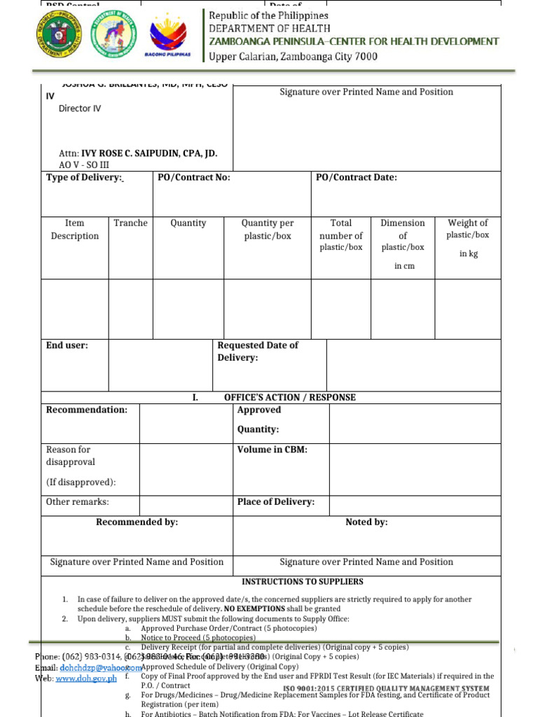 RSD FORM | PDF | Drugs