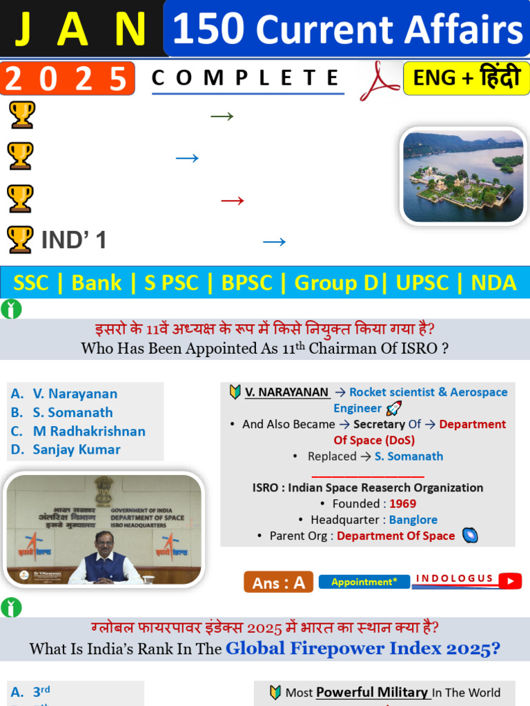 JAN 2025 CA Indologus | PDF | World Economic Forum | Influenza