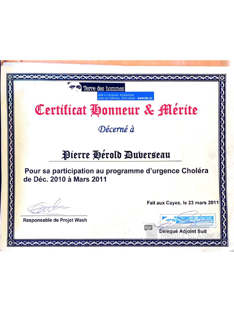 Certificat 2 | PDF